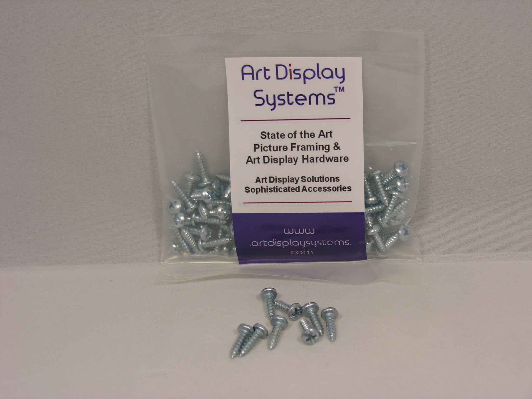 Triangle D-Ring Strap Hangers with #6-1/2" Screws – ADS ART DISPLAY SYSTEMS